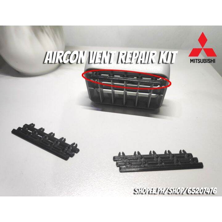 MITSUBISHI ADVENTURE CAR REAR CEILING AIRCON VENT REPAIR KIT ONLY ...