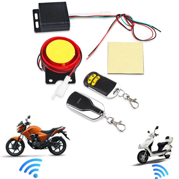 Remote Control Alarm Motorcycle Security System Motorcycle Theft ...