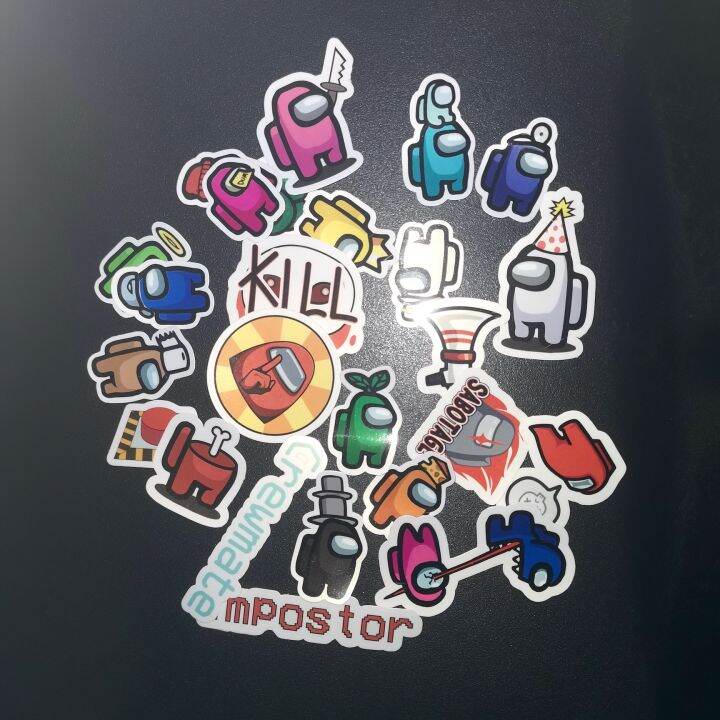 Among Us Die Cut Stickers In Waterproof Scratch Proof And Glossy
