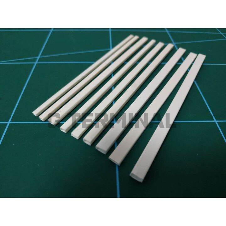 PLA ROD PLA PLATE CUSTOM GUNDAM TOOLS ROUND RECTANGULAR TUBE 5 PCS PER ...