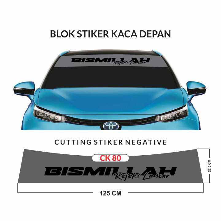 STIKER KACA MOBIL Cutting Sticker CAR Blok Stiker | Lazada Indonesia