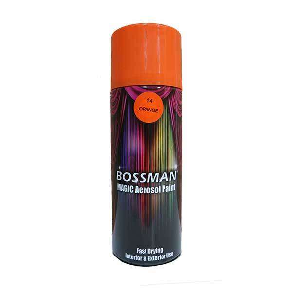 BOSSMAN Magic Aerosol Spray Paint Orange (No.14) | Lazada