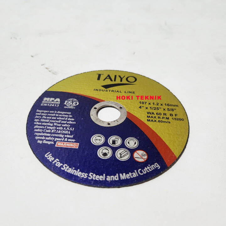 Mata Batu Gerinda Potong Besi Taiyo 4 x 1.2mm | Lazada Indonesia
