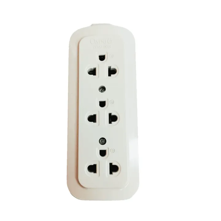 Omni WSG-003 Surface Convenience Outlet with Ground 3 gang | Lazada PH