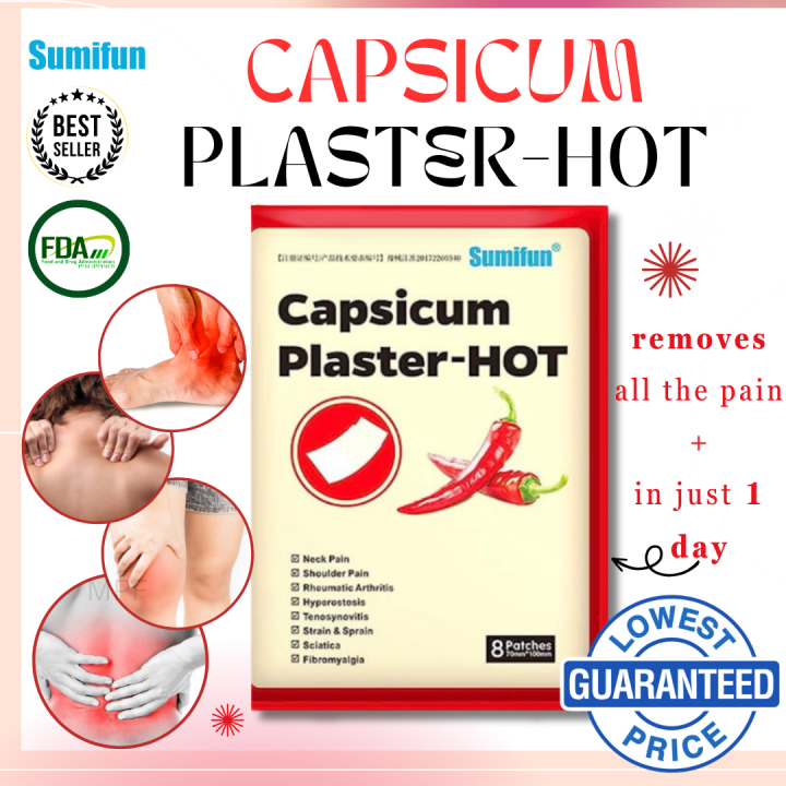 Best Seller Original Effective Back Pain Reliever Patch Capsicum ...