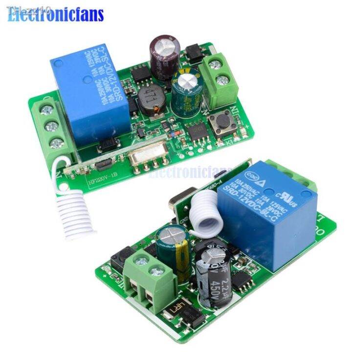 315MHZ 433MHz 315 433 MHZ DC 12V 220V 10A 1 Ch Channel Wireless RF ...