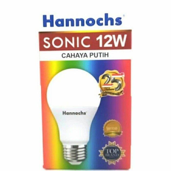 LAMPU LED 12W 12 WATT HANNOCHS SONIC - CAHAYA PUTIH | Lazada Indonesia