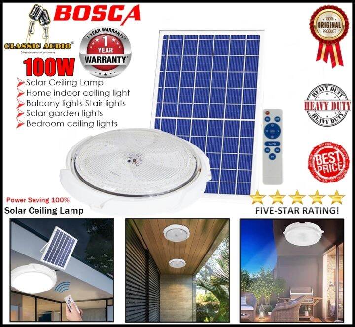 BOSCA 100W Solar Ceiling Lamp Home indoor ceiling light Balcony lights ...