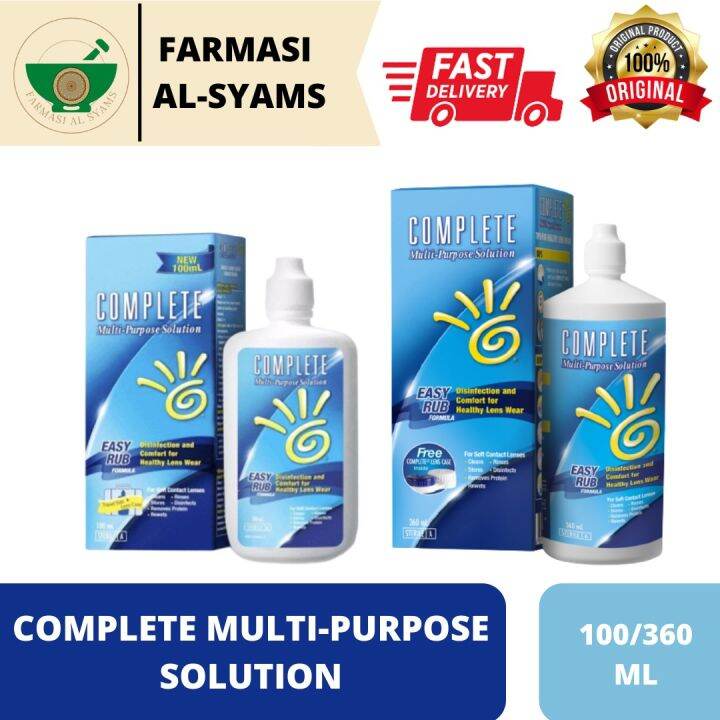 Abbott Easy Rub Complete Multi-purpose Solution 100 ml/360ml | Lazada