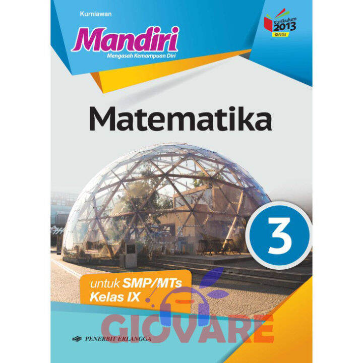 Buku MANDIRI MATEMATIKA KELAS 9 ERLANGGA | MANDIRI MTK KELAS 9 SMP KURIKULUM 2013 REVISI ...