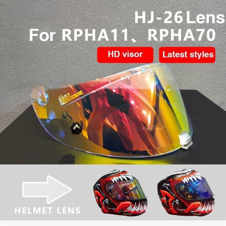NEW Moto Casco HJ-26 HELMET VISOR for RPHA-11 RPHA-70 Revo Night Vision ...