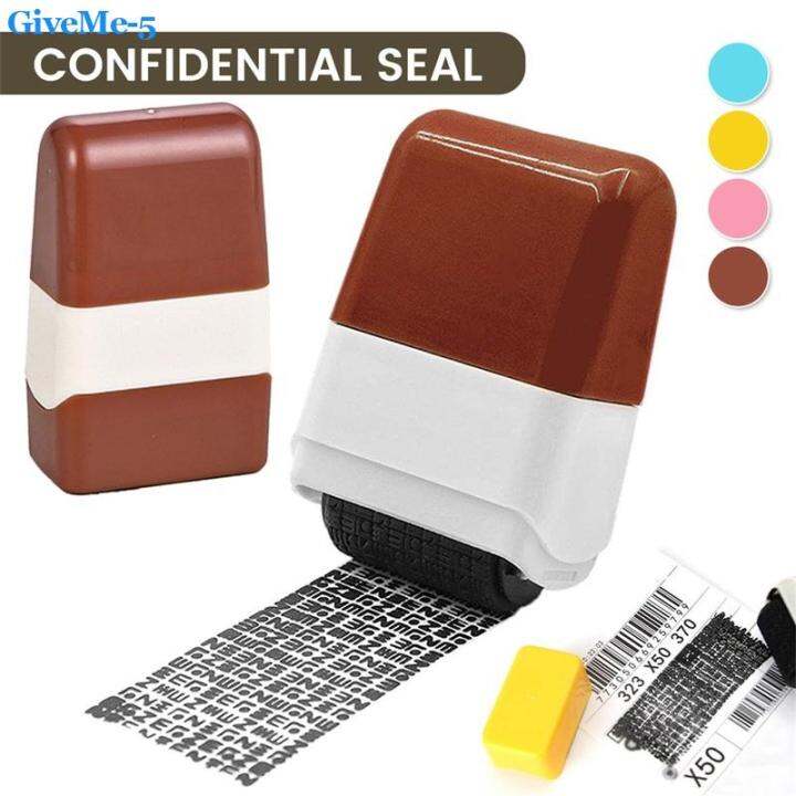GiveMe-5 Security Roller Stamp Identity Protection Roller Stamps 1.06in ...