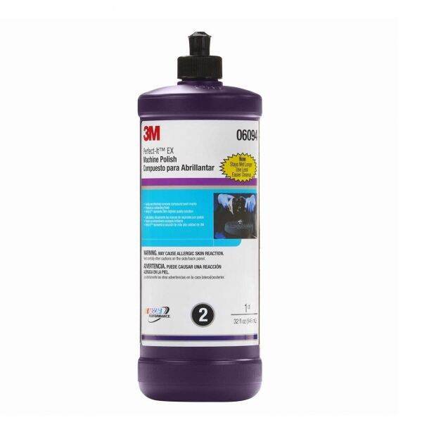 3M 06094/06064 Perfect-It Machine Polish 6094/6064 น้ำยาขัดละเอียด #2 ชนิดลบรอยขนแมวและชักเงา ...