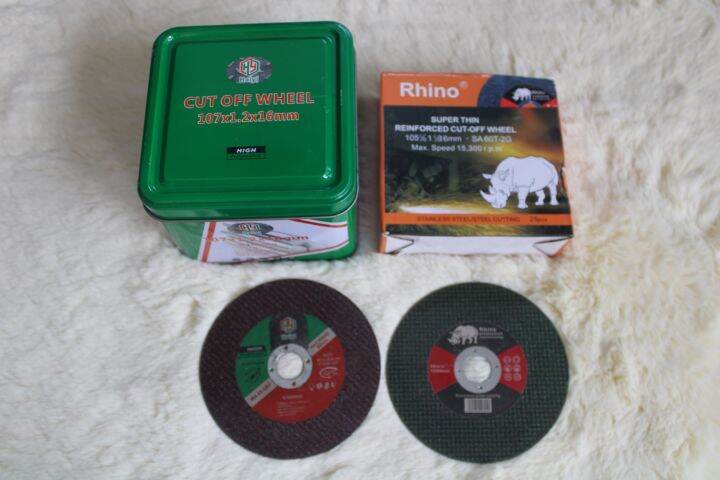 (PER BOX 25pcs) Cutting disc cutting wheel rhino haiyi 4" | Lazada PH