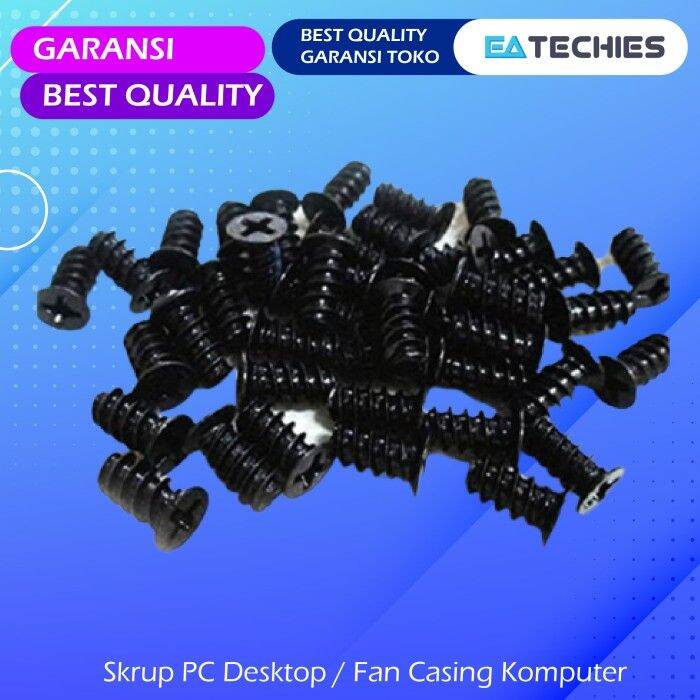 BAUT FAN CASING KOMPUTER SEKRUP SCREW KIPAS CPU PC DESKTOP SKRUP ...