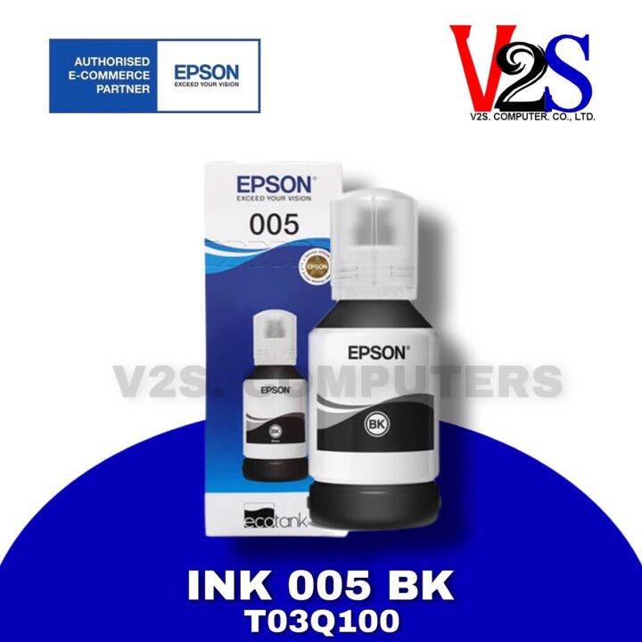 หมึกเติม Epson INK 005 BK 120ml. หมึกกันน้ำของแท้ 100% | Lazada.co.th