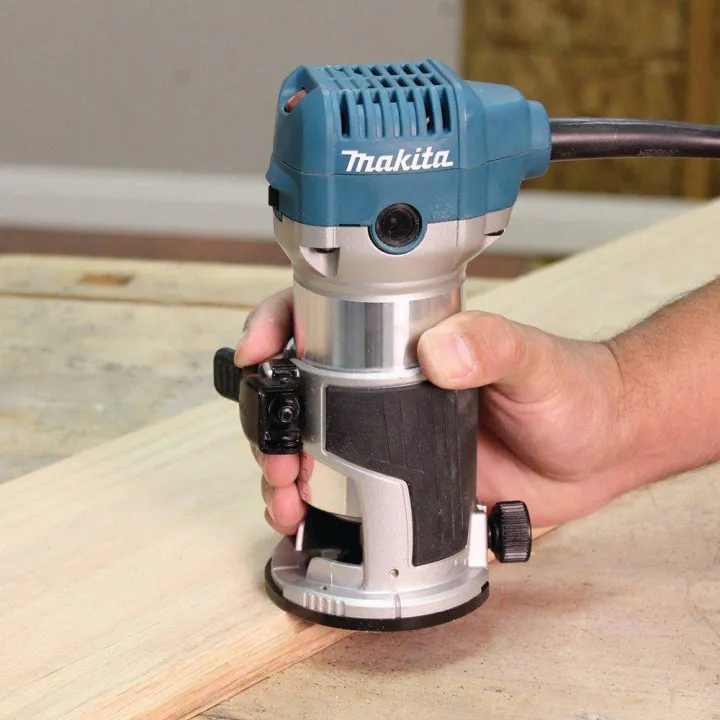 ☬Casa Bella Makita Palm Wood Router with 12pcsset Bits Trimmer ...
