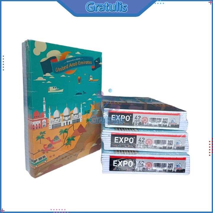 BUKU TULIS SEKOLAH BESAR LOCOMOTIF EXPO 42 LEMBAR [1 PACK] / ATK BUKU ...