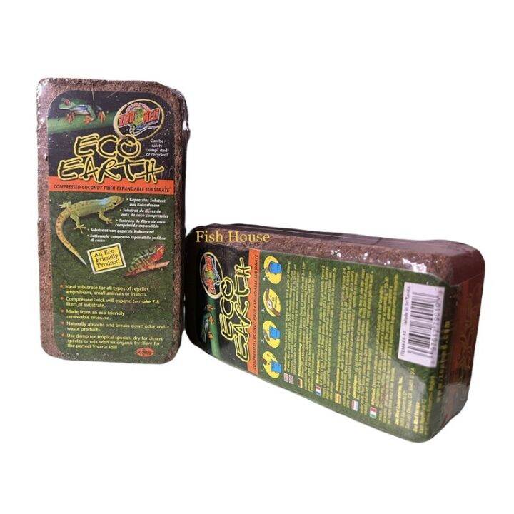 Zoo Med Eco Earth 650g Ideal Substrate For Types of Reptiles ...