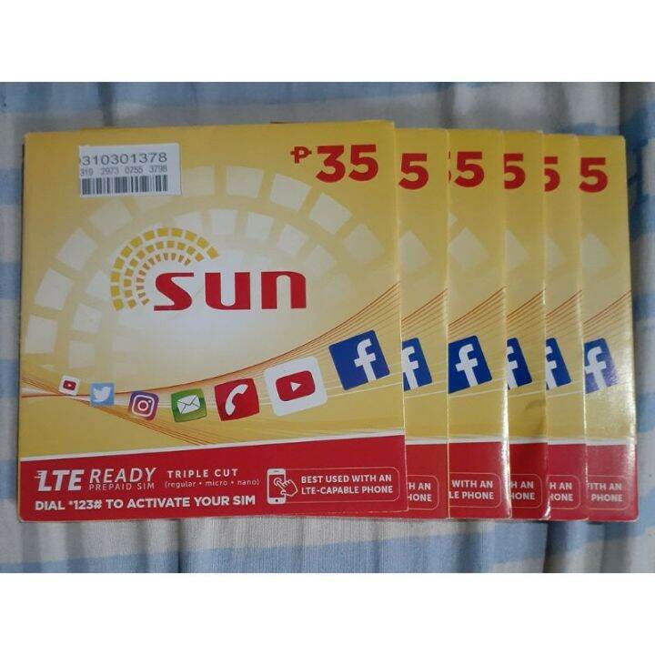 SUN SIM Card all size with microSIM durable | Lazada PH