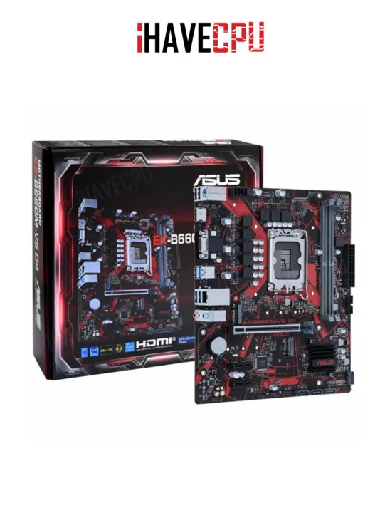 iHAVECPU MAINBOARD (1700) ASUS EX B660M-V5 D4 | Lazada.co.th