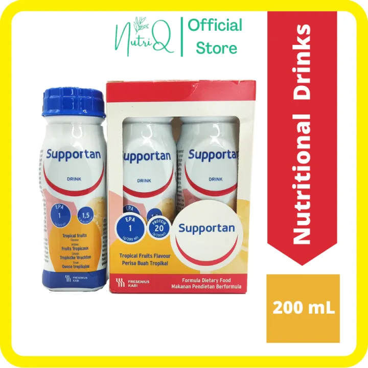 Supportan Nutritional Drink Tropical Fruits Cappuccino Pineapple ...