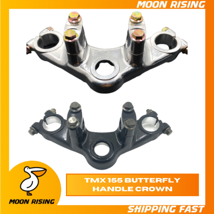 TMX 155 BUTTERFLY HANDLE CROWN SILVER MOTORCYCLE TMX155 [MOON RISING ...