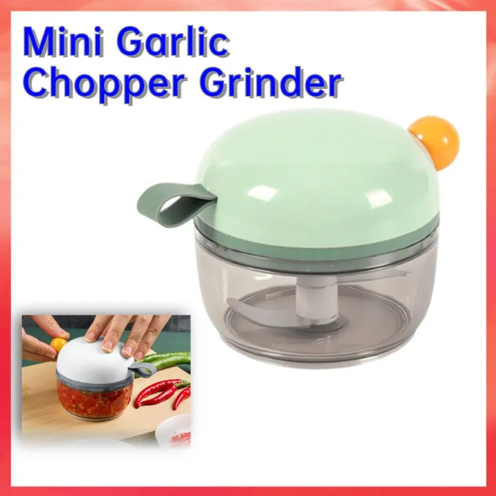 มินิกระเทียม C HOPPER เครื่องบด Adsorbable เครื่องบดแบบพกพาดึง ABS ...