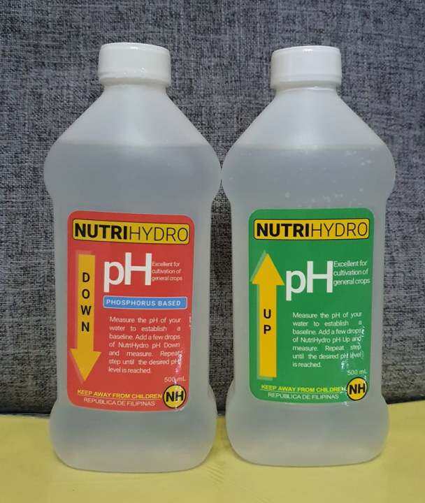 NutriHydro pH Adjuster 500mL - pH Up and pH Down | Lazada PH