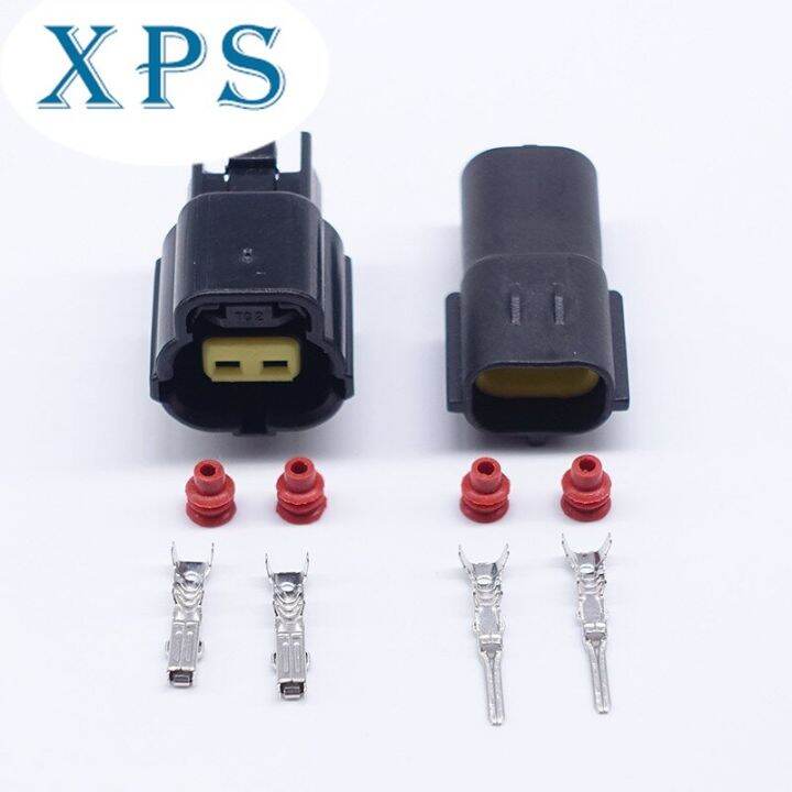 xps 2 Pin 174354-2 174352-2 Female Male Waterproof Wire Connector Plug ...