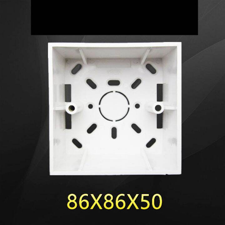 5 pcs Surface Mounted Bottom Box Switch Socket Universal Type 86 Bottom ...