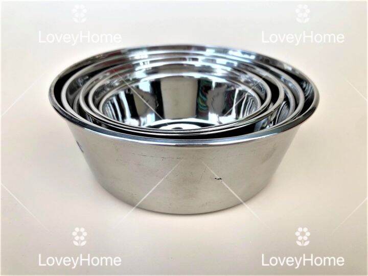 Stainless Steel Pudding Bowl Steam Glutinous Rice Chicken Salad Dipping ...