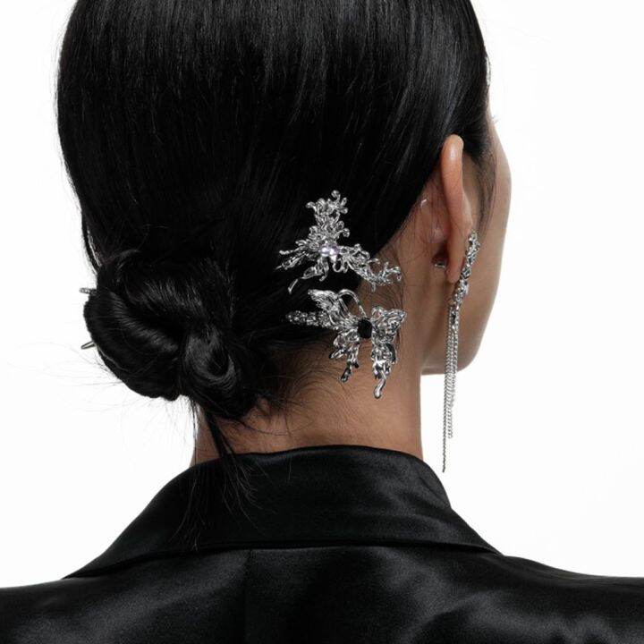 HHGY ปิ่น ปัก ผมสวย ๆ ปิ่น ย้อนยุค รายวัน ส้อมผม เครื่องประดับผม ...