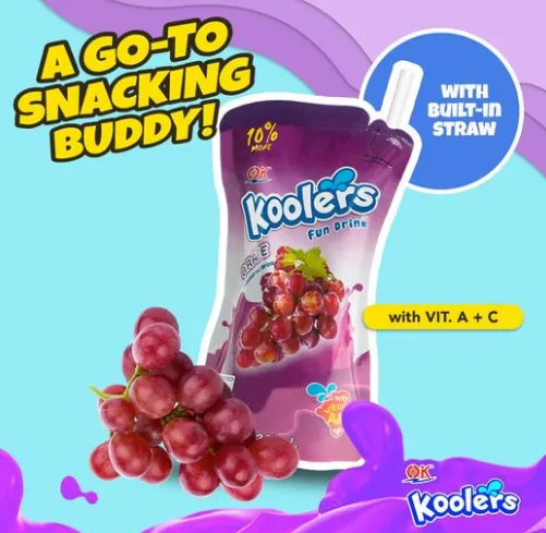 Koolers Fun Juice Drink Grape (220ml x 10pcs) | Lazada PH