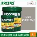 Boysen Color Series Permacoat Semi-Gloss Latex Acrylic Latex Paint - 1L ...