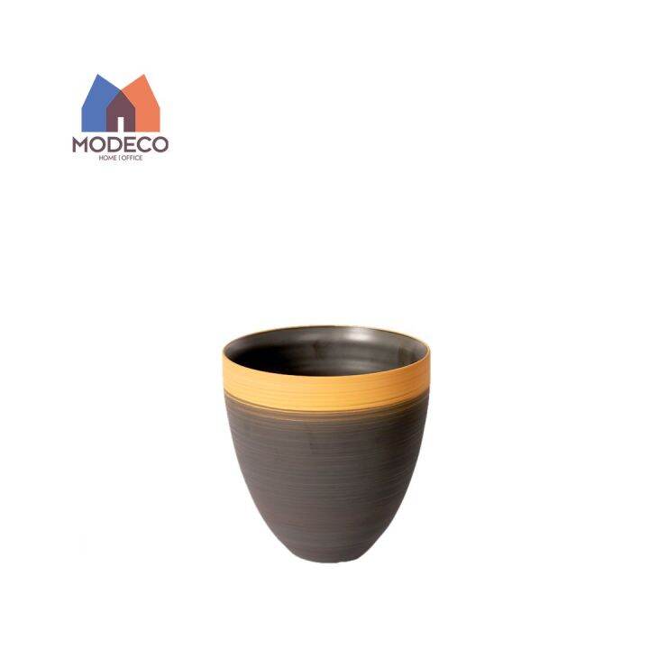 MODECO Piper Ceramic Pot (Black) | Lazada PH