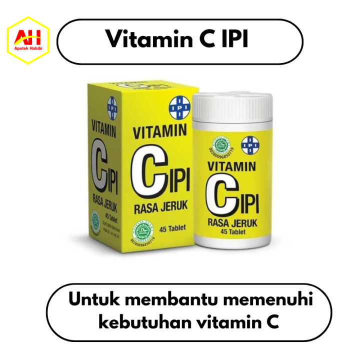 Vitamin C IPI 45 Tablet | Lazada Indonesia
