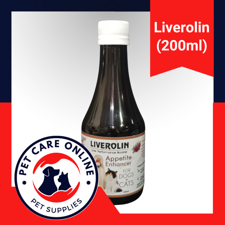 LIVEROLIN 200ml Liver Performance Booster Dog and Cat Appetite Enhancer ...
