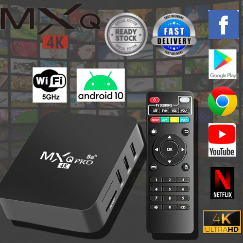 Mxq Pro Tv Box 4k 5g Android 10.1 Smart Tv Box For Tv home | Lazada PH