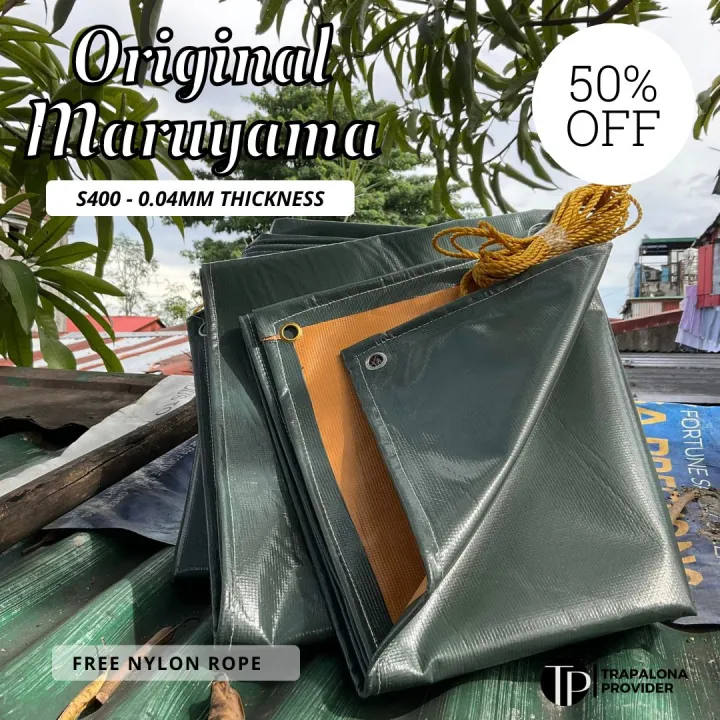 WITH FREE ROPE! 5x9FT ORIGINAL MARUYAMA TRAPAL | LONA | TOLDA ...
