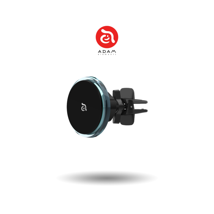 ADAM elements OMNIA CX1 Magnetic Charging Car Mount | Compact round design with built-in LED ...