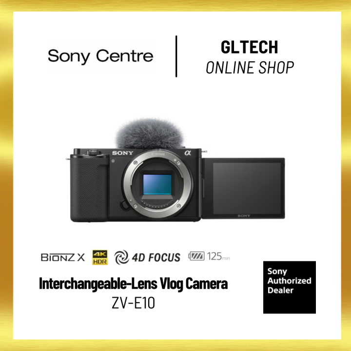 Sony [ZV-E10] Interchangeable-Lens Vlog Camera ZVE10 E10 | Lazada