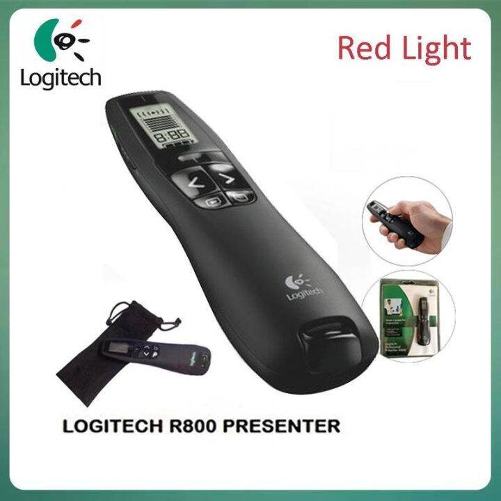 Logitech R800 Wireless Presenter Laser Pointer 2.4GHz Remote Control ...