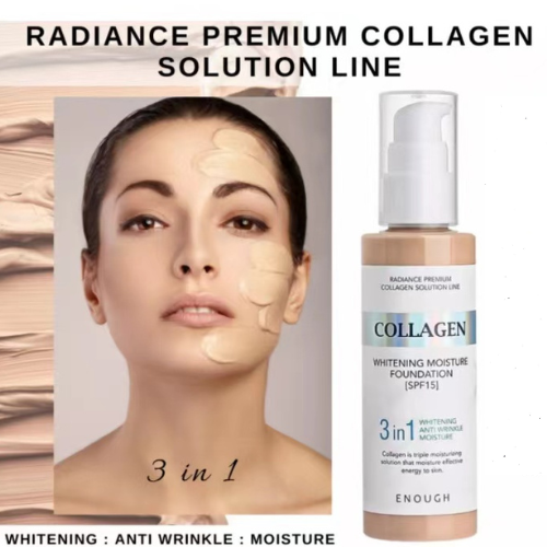 Collagen Whitening Moisture Foundation SPF15 3in1 Whitening Anti ...