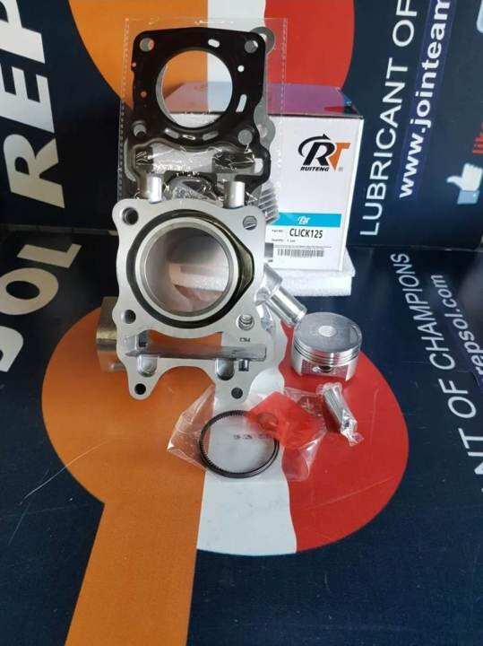 Honda click 125 standard cylinder block complete set with gasket piston ...