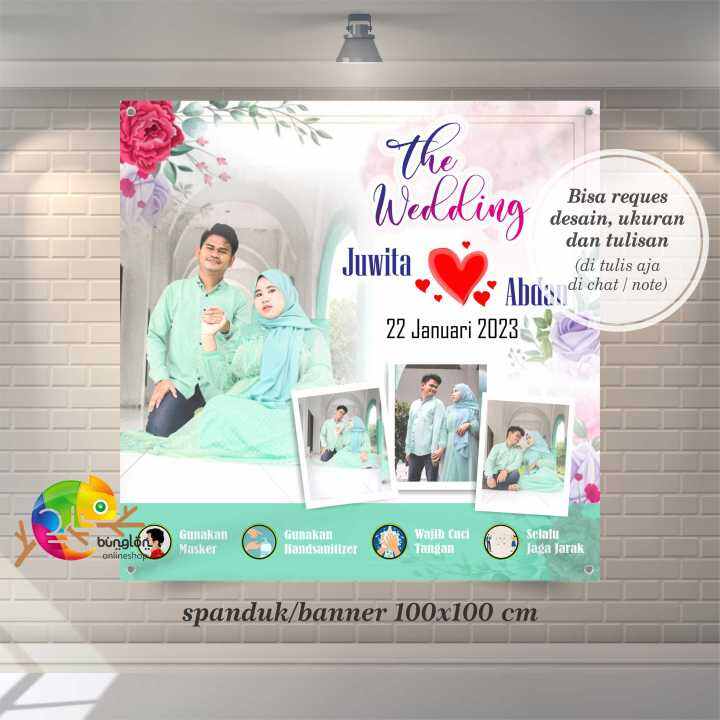 Spanduk, Banner Wedding, Banner Pernikahan Keren | Lazada Indonesia