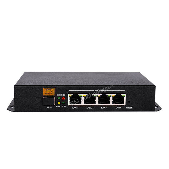 EPON ONU With 1000M 4 Gigabit non-PoE/PoE RJ45 Ports Industrial ONU for outdoor Security ...