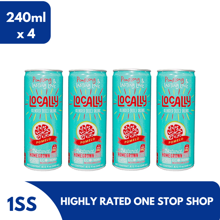 Locally Pomelo Blended Juice Drink, 240ml set of 4 | Lazada PH