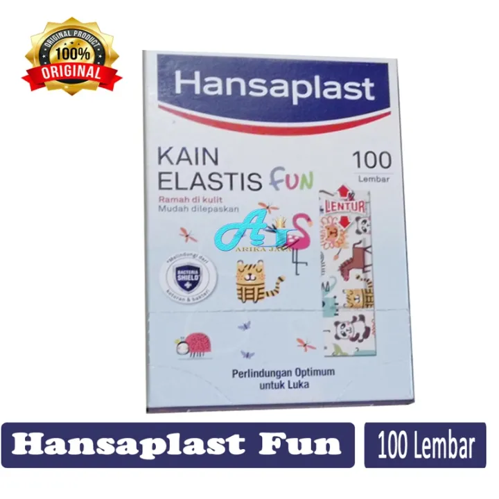 Hansaplast Fun Per Box Isi 100 lembar kemasan anak anak - Plaster Untuk ...