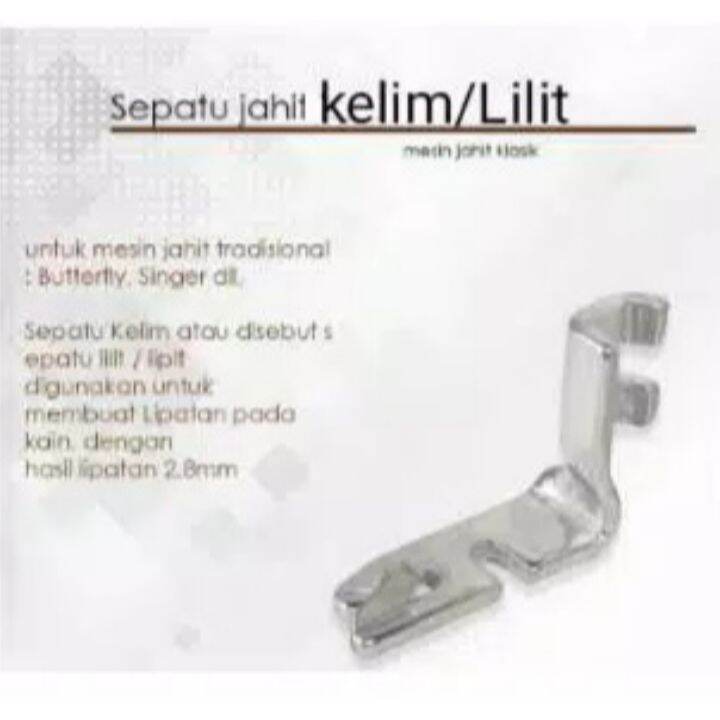 sepatu jahit klin lilit jahit neci / kebutuhan menjahit / alat jahit ...